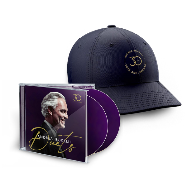Duets - 30th Anniversary: 2CD + Cap - Andrea Bocelli Official Store