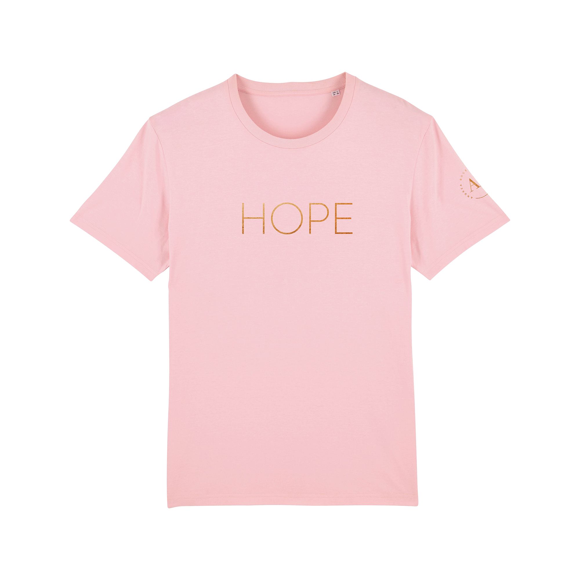 Hope T-shirt (Pink) - Andrea Bocelli Official Store